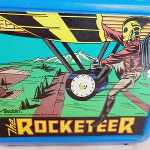 Vintage Rocketeer Lunch Box - Etsy