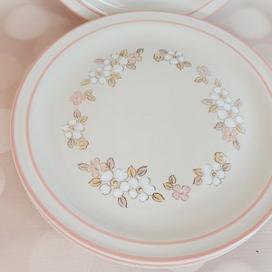 Vintage Chantilly Stoneware Plates Set of 4 - Etsy