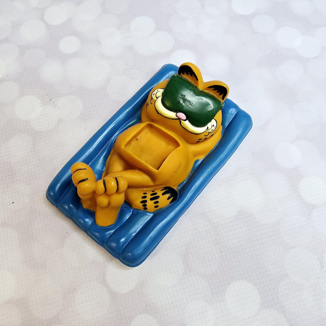 Vintage Garfield on a Pool Float - Etsy