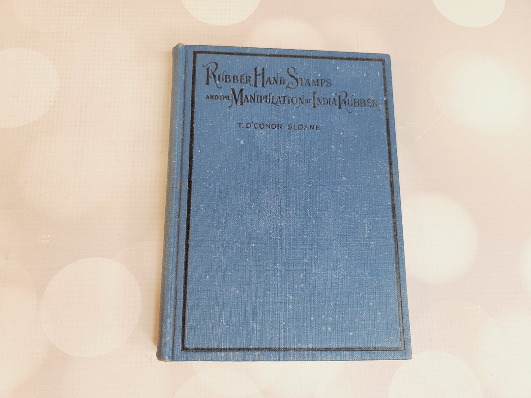 Antique Rubber Hand Stamps Book - Etsy