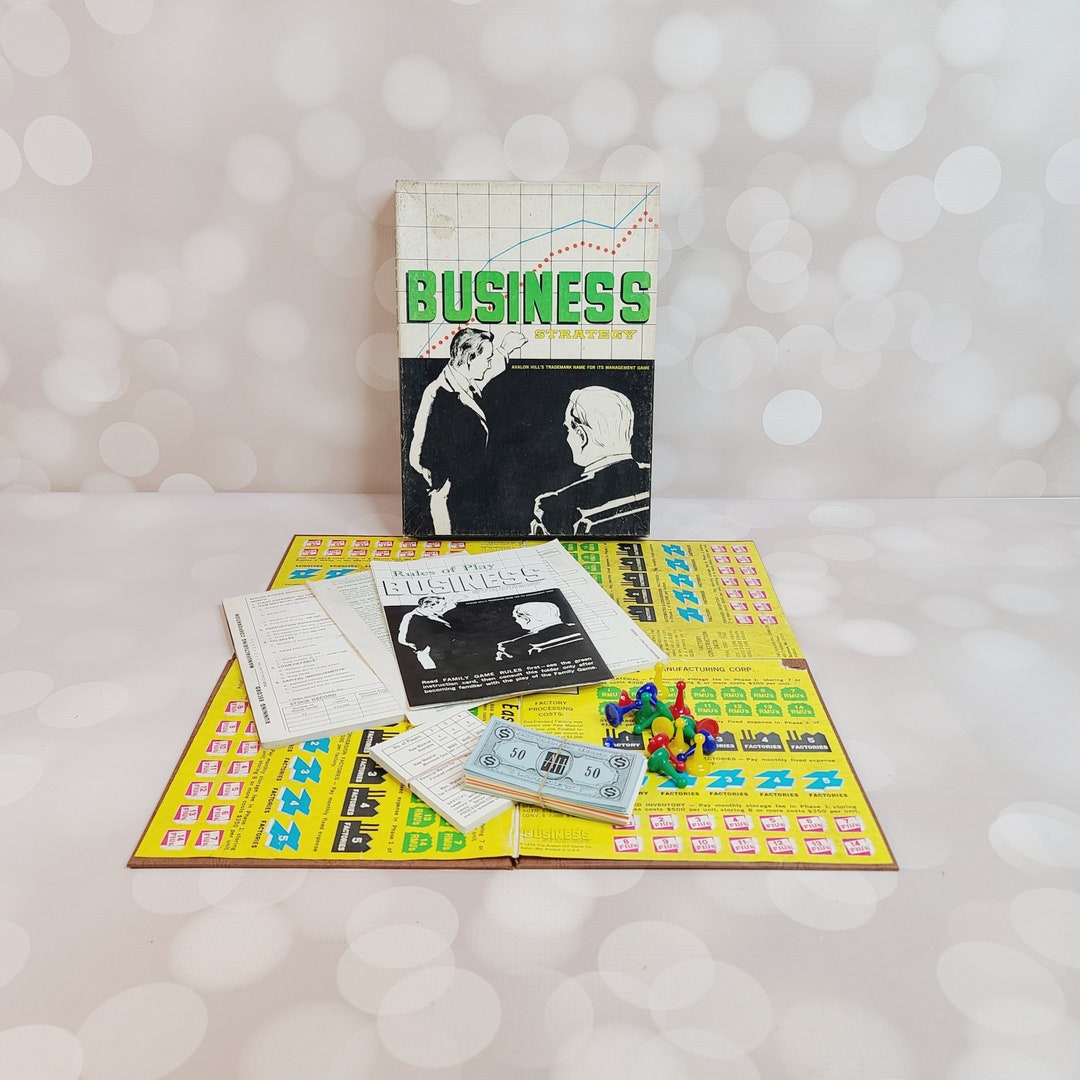 Vintage Business Strategy Board Game - Etsy
