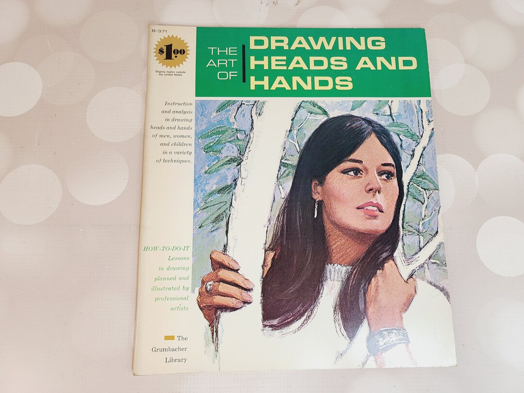 Vintage Drawing Heads and Hands Art Book - Etsy
