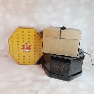 Vintage Knox Hat Box, Octagon - Etsy