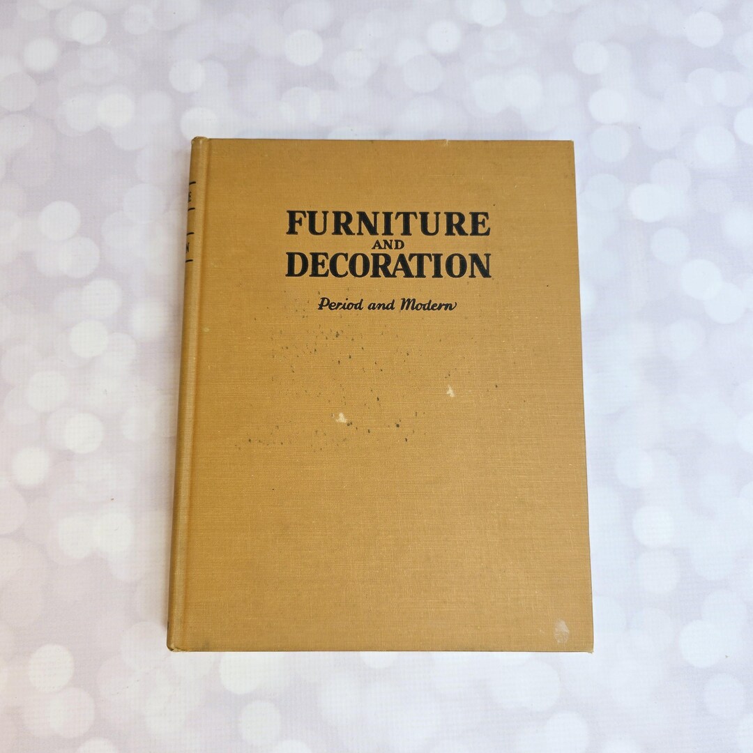 Vintage Book of Furniture and Decoration, Period and Modern, 1941 - Etsy