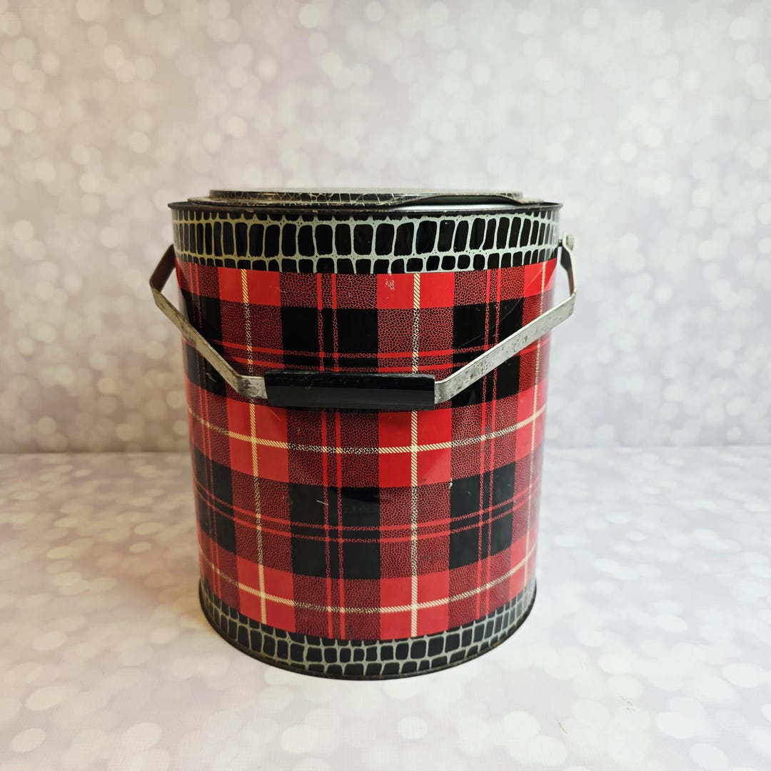 Vintage Poloron Plaid Cooler - Etsy