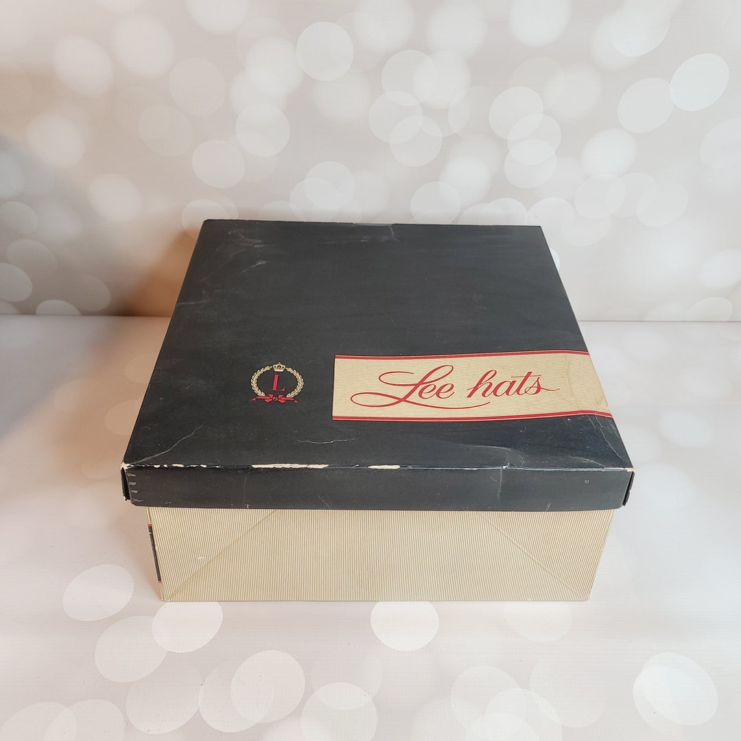 Vintage Lee Hat Box - Etsy