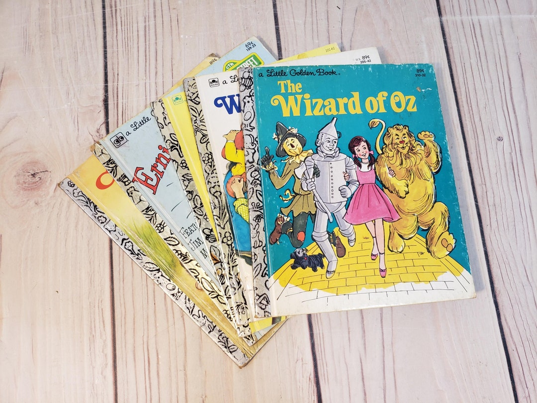 Vintage Golden Books Set Of 5 Etsy vintage-golden-books-set-of-5-etsy