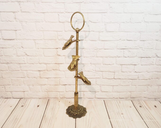 Vintage Metal Victorian Hand Clip Tree - Etsy
