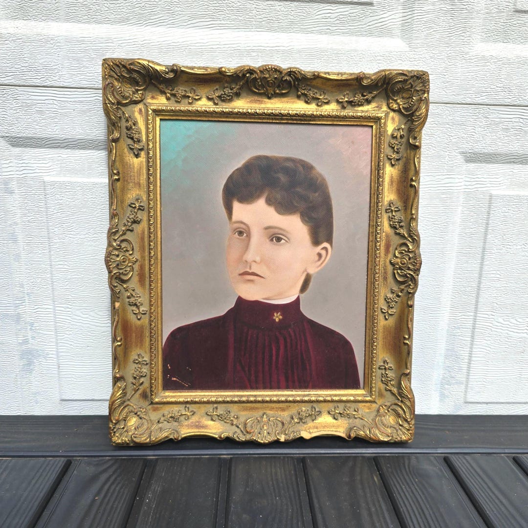 Vintage Lady Portrait - Etsy