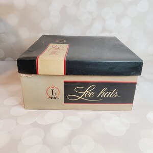 Vintage Lee Hat Box - Etsy