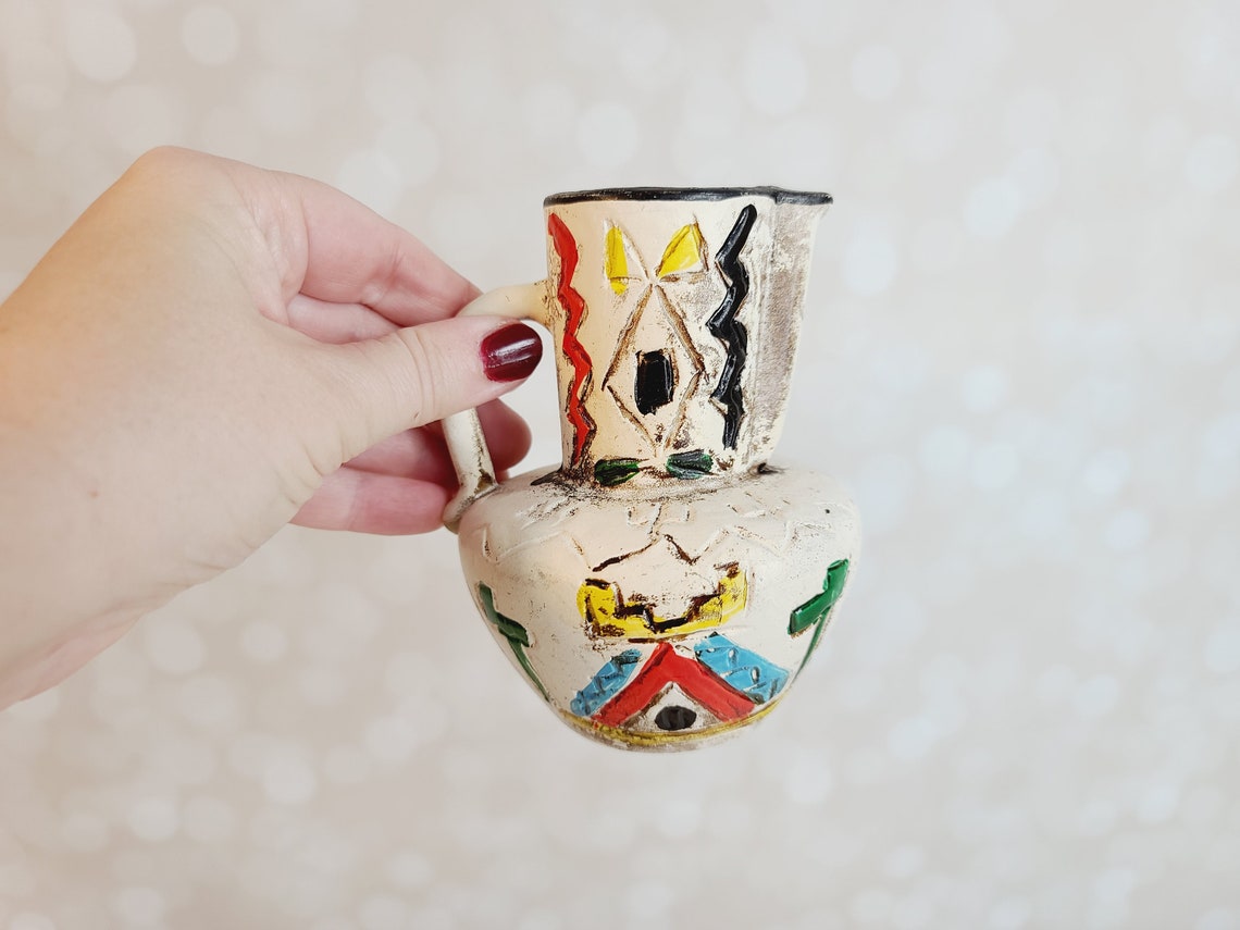 Vintage Southwest Vase - Etsy
