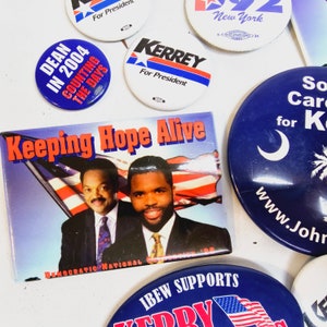 Vintage Democrat Election Campaign Button Lot - Etsy