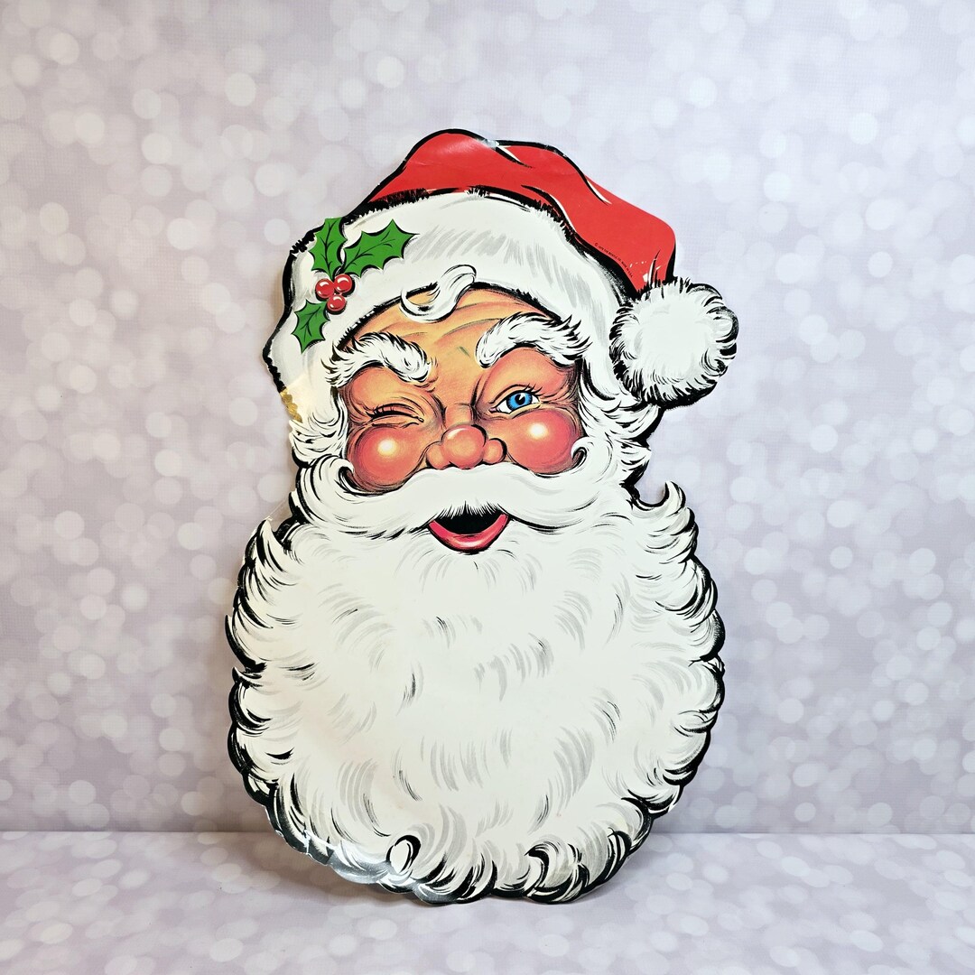 Vintage Beistle Santa Die Cut Decoration - Etsy
