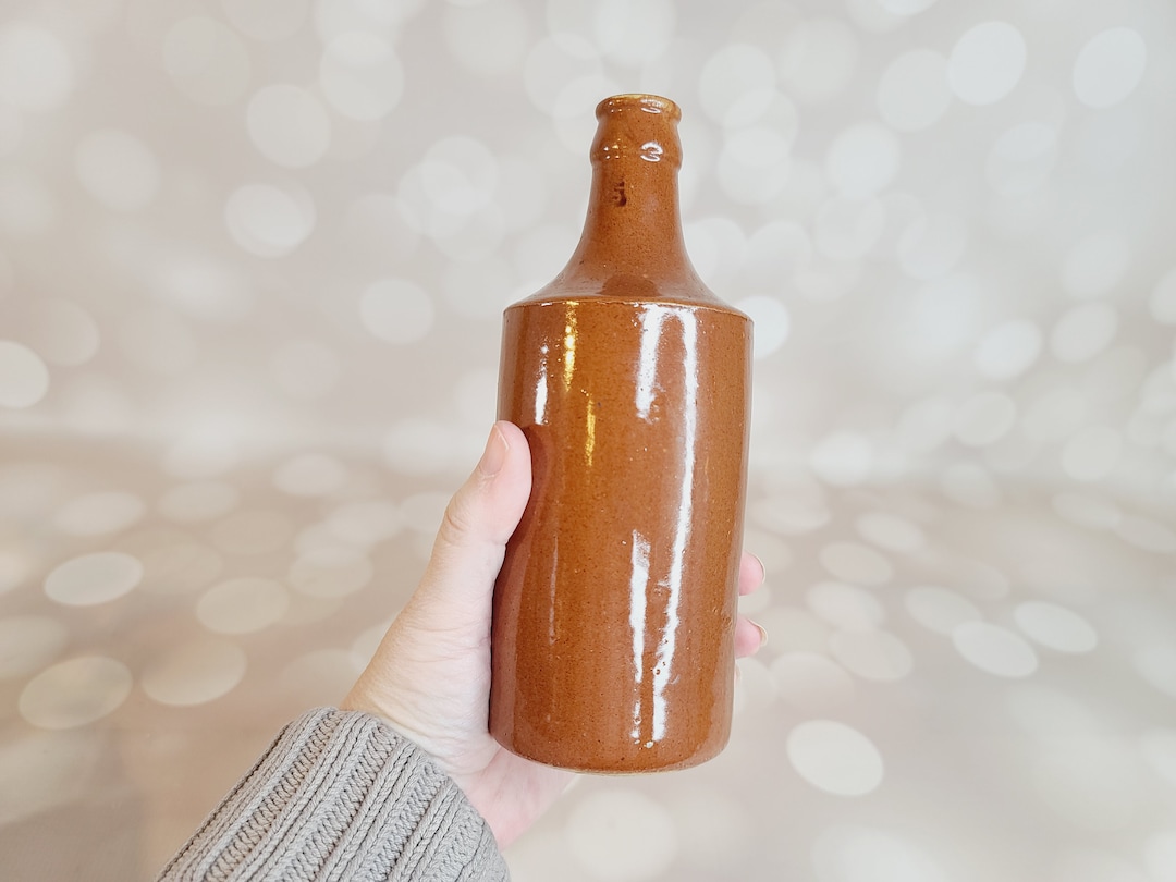 Antique Stoneware Beer Bottle - Etsy