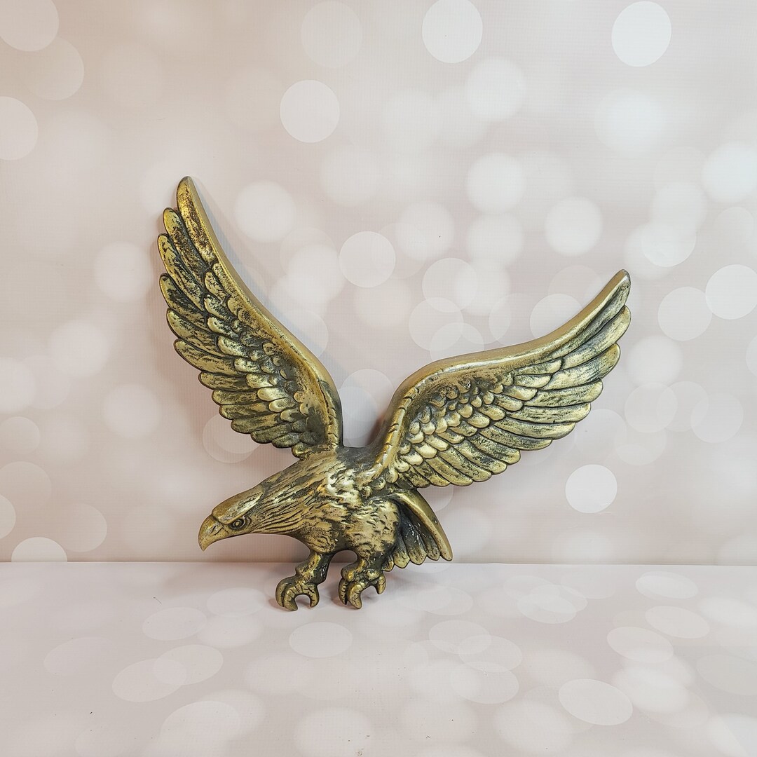 Vintage Metal Eagle Wall Hanging - Etsy