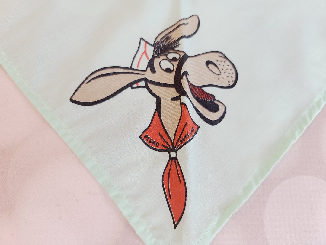 Vintage Pedro the Donkey Neckerchief, Boys Life - Etsy
