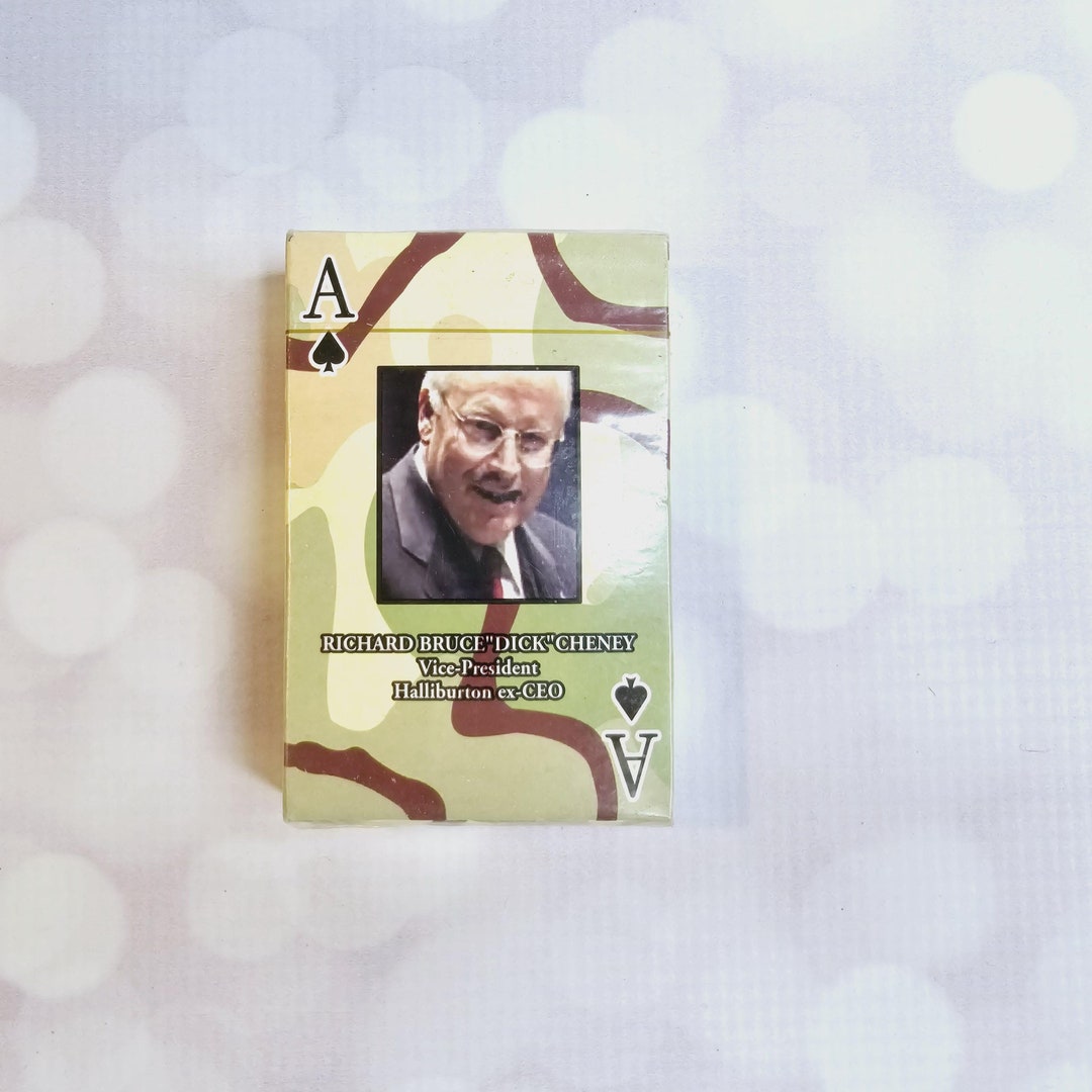 Vintage Dick Cheney Playing Cards - Etsy