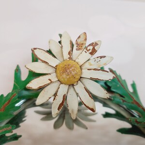 Vintage Toleware Daisy Mirrors, Set of 2 - Etsy