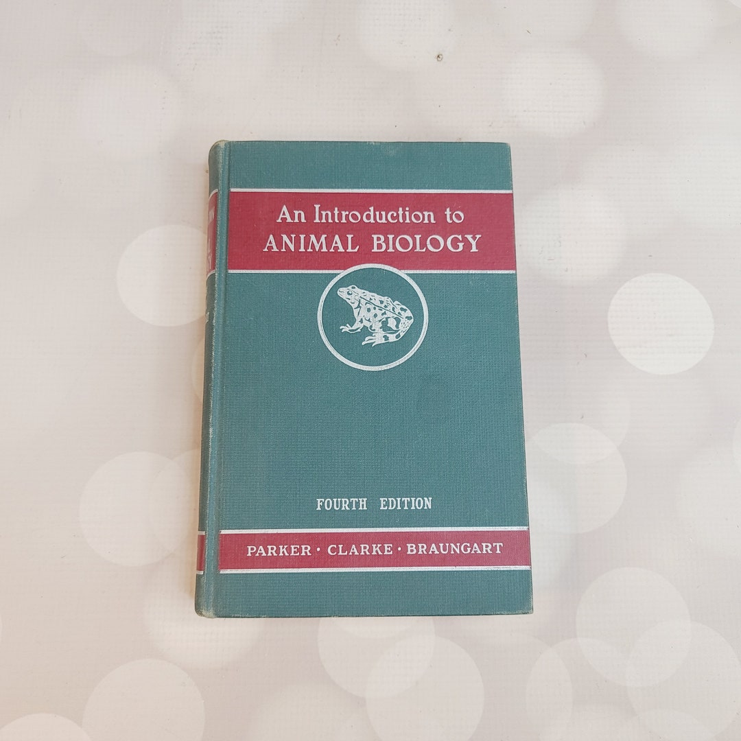 Vintage Intro to Animal Biology Book, 1955 - Etsy