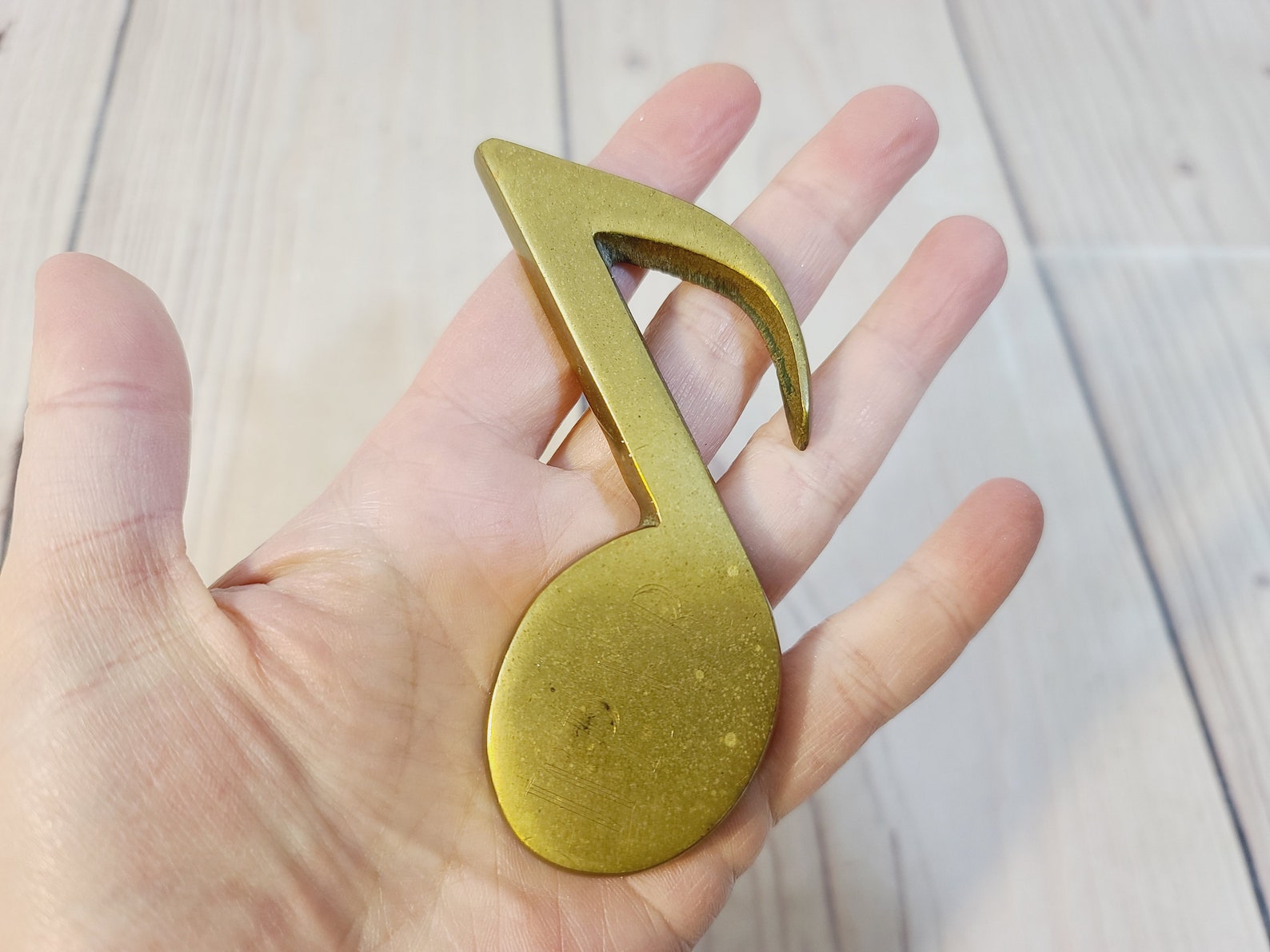 Vintage Music Note Paper Weight Brass Etsy vintage-music-note-paper-weight-brass-etsy