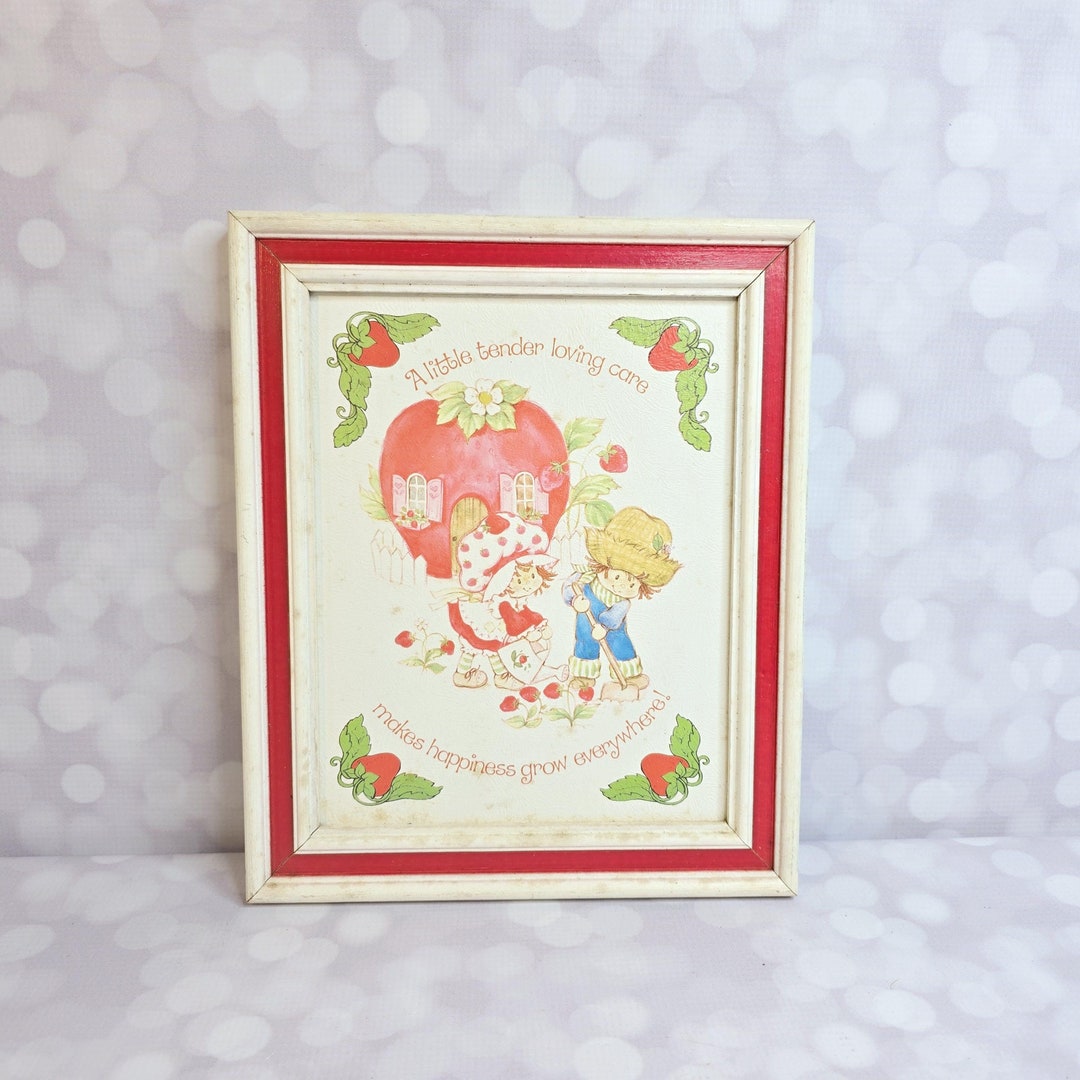 Vintage Strawberry Shortcake Art - Etsy
