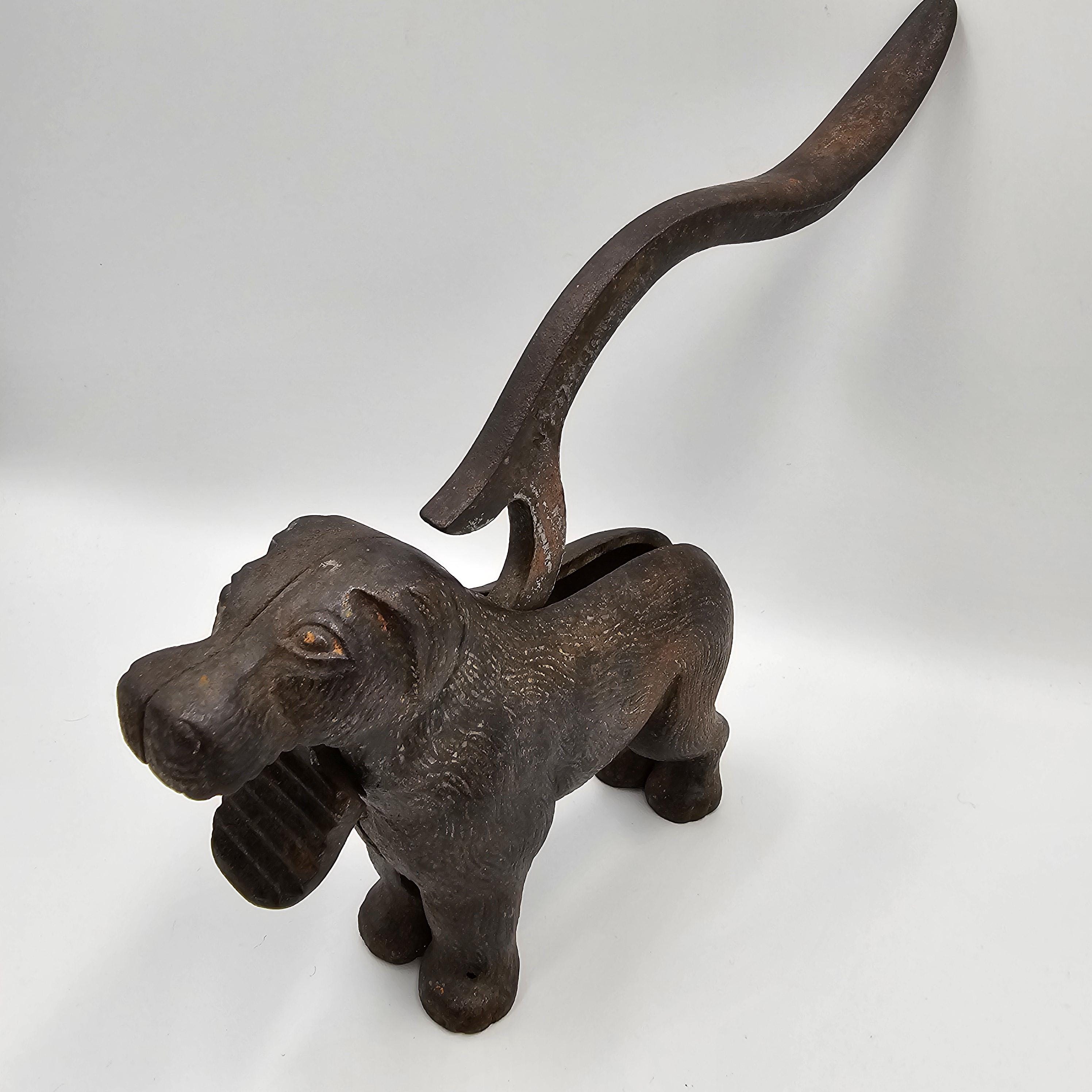 Antique Cast Iron Dog Nutcracker - Etsy