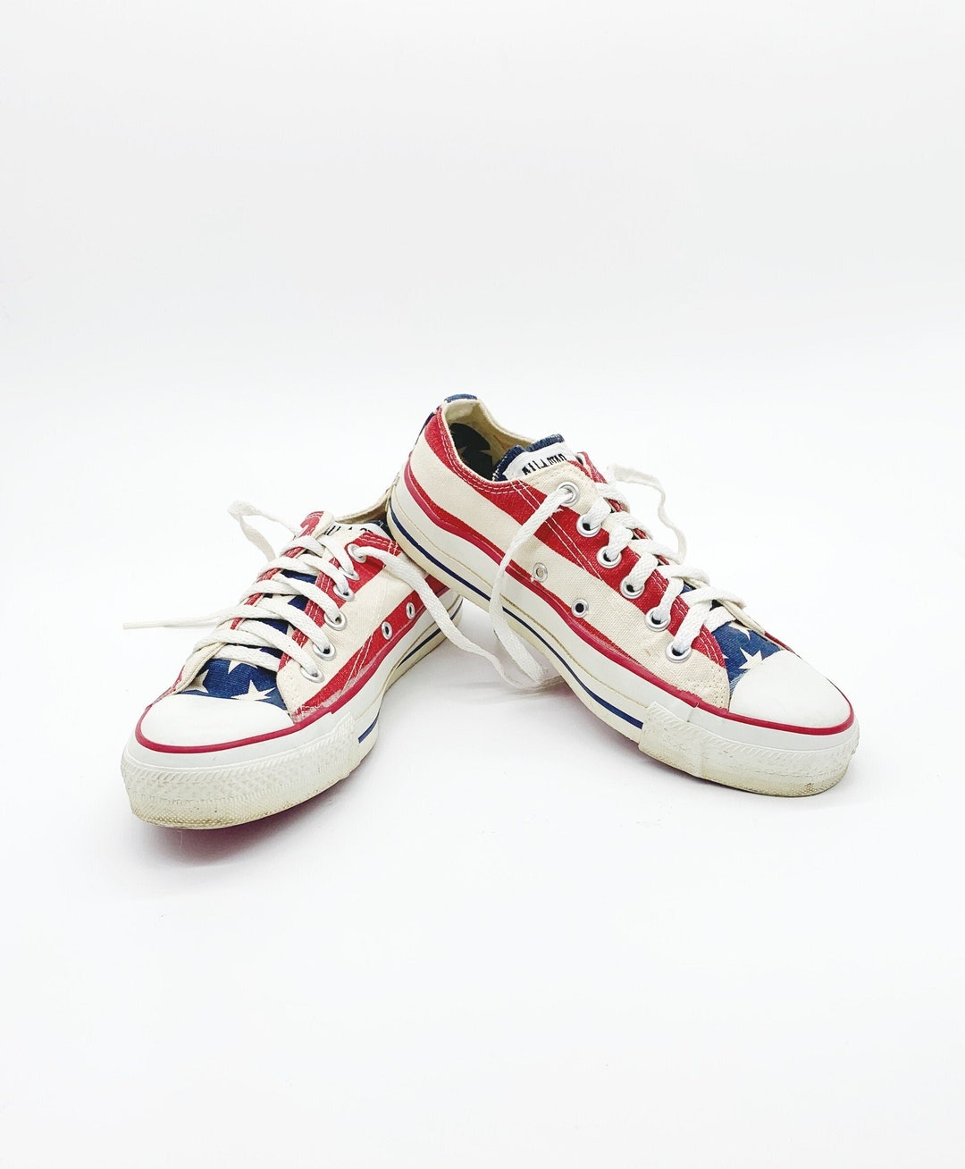 Vintage 90s Converse Chuck Taylor All Star American Flag Low Top Made ...