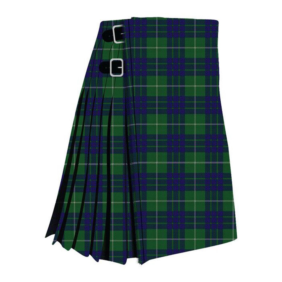 Clan Hamilton Green Hunting Tartan Kilt Scottish Highland Men's Tartan ...