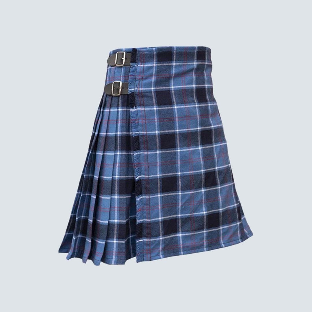 Men's Scottish Us Navy Tartan Kilt Handmade Traditional 8 Yard Kilts ...