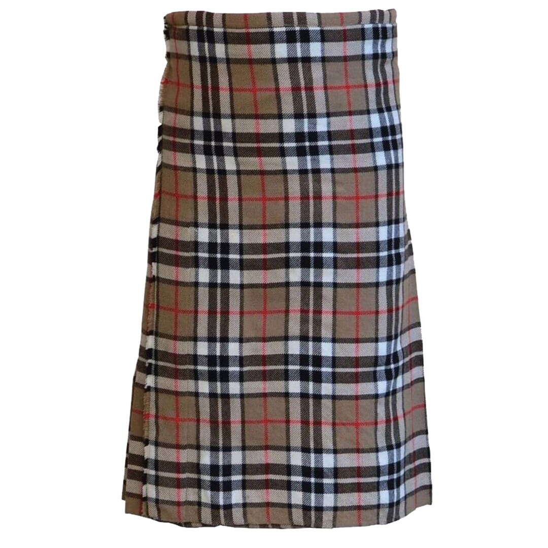 Camel of Thompson Tartan Kilt Men's Kilt Tartan Skirt Made to Order - Etsy