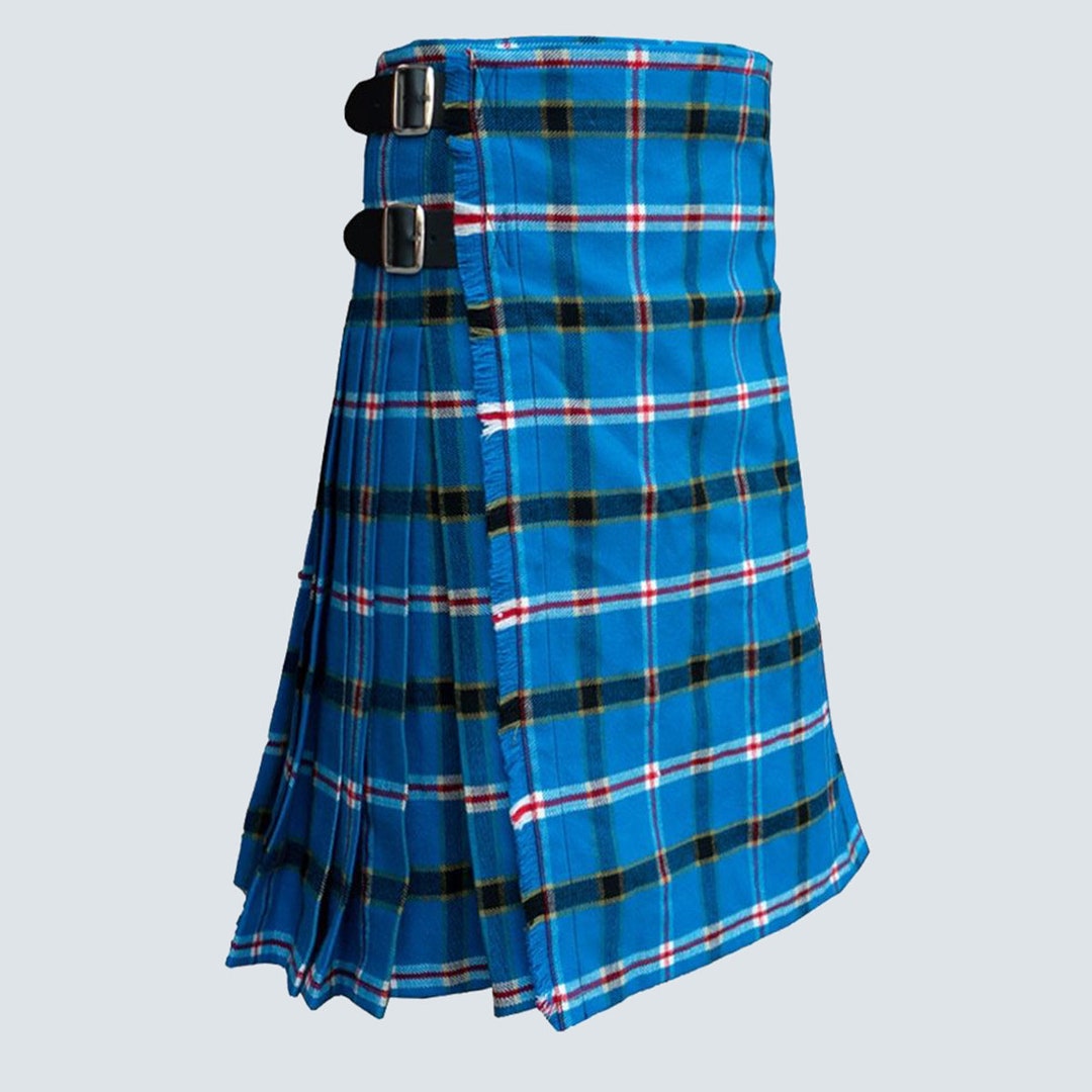 Men's Scottish Clan Oklahoma Tartan Kilt Handmade Traditional 8 Yard ...