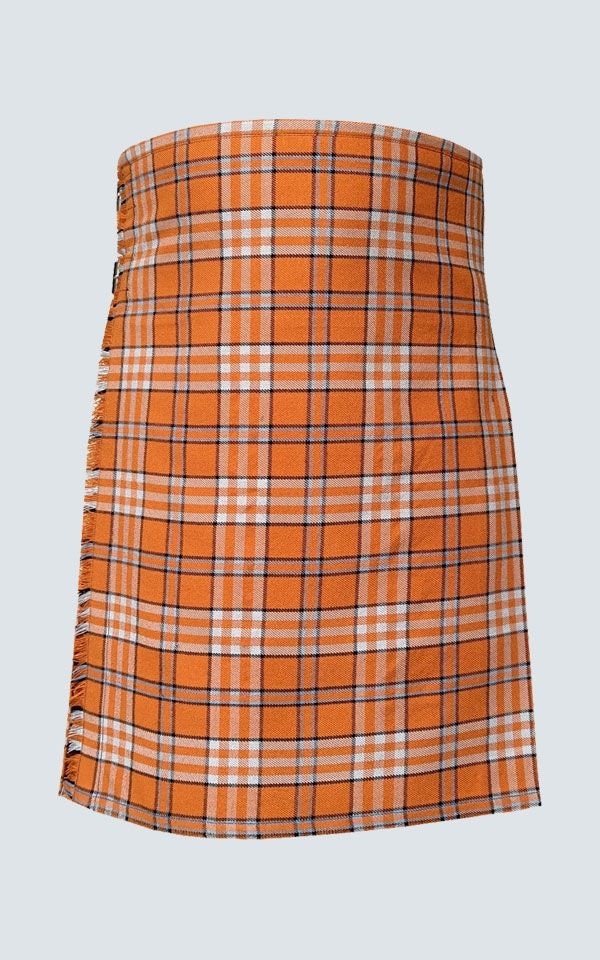 Clan Tennessee Volunteer Orange Tartan Kilt Men's Tartan Handmade Kilt ...