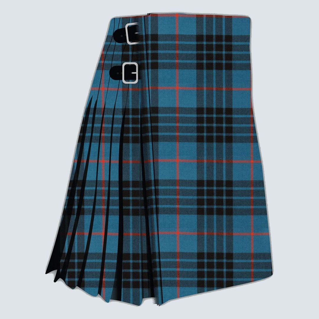 Mackay Blue Ancient Tartan Kilt Men's Tartan Handmade Kilt 8 Yard Made ...