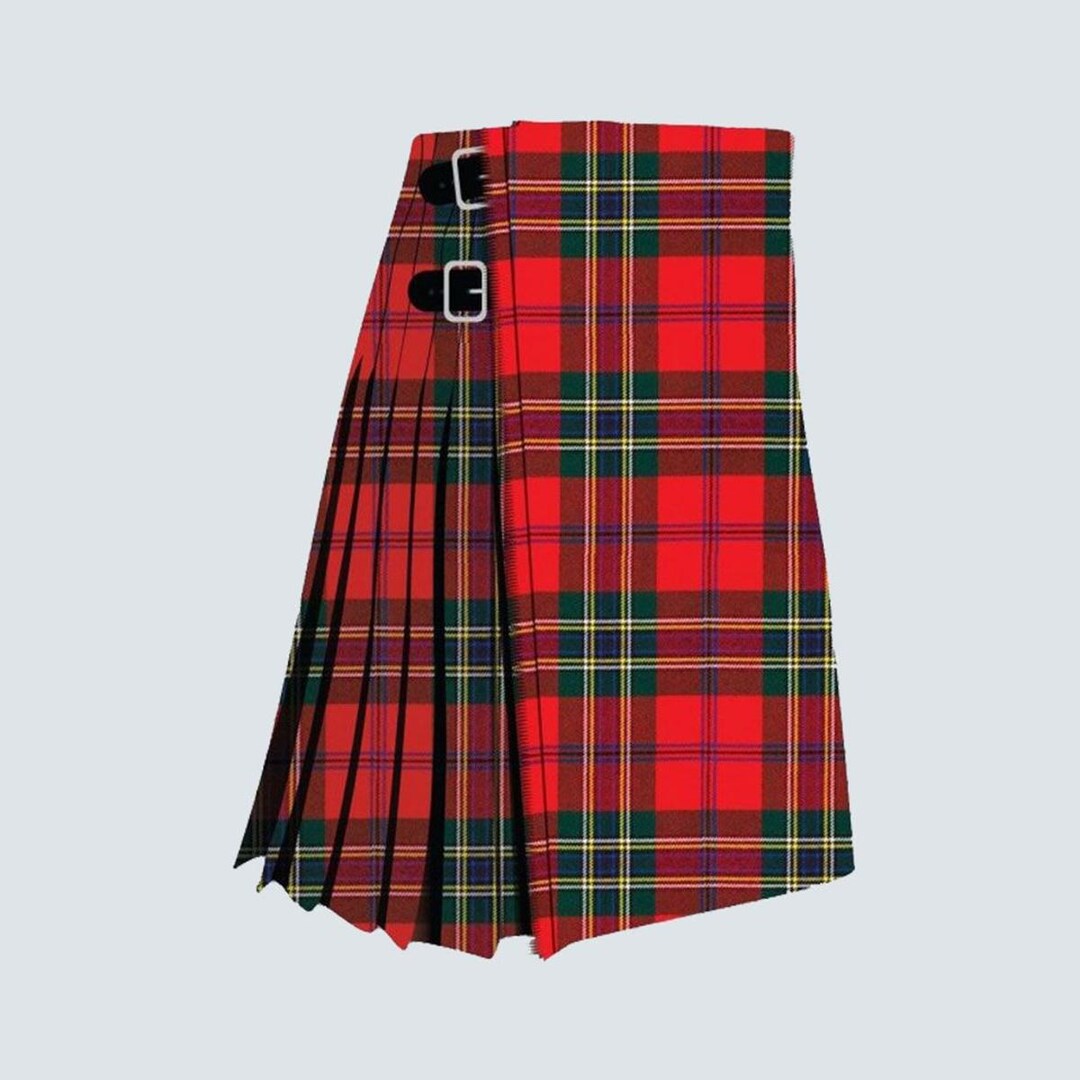 Men's Scottish Wales Tartan Kilt Handmade Traditional 8 Yard Welsh ...