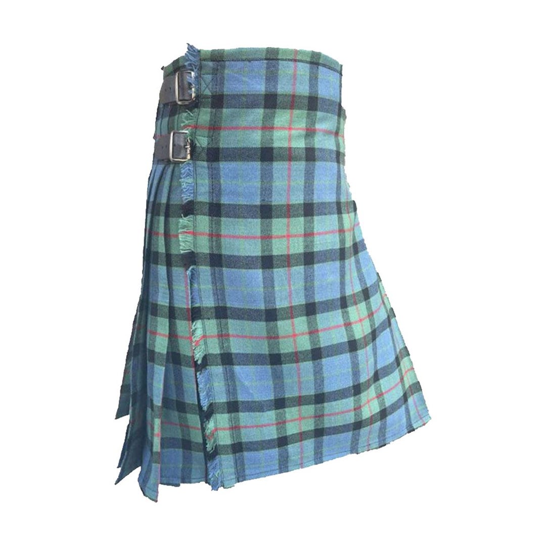 Scottish Handmade Gunn Ancient Tartan Kilt 8 Yard Kilt Made to Order - Etsy