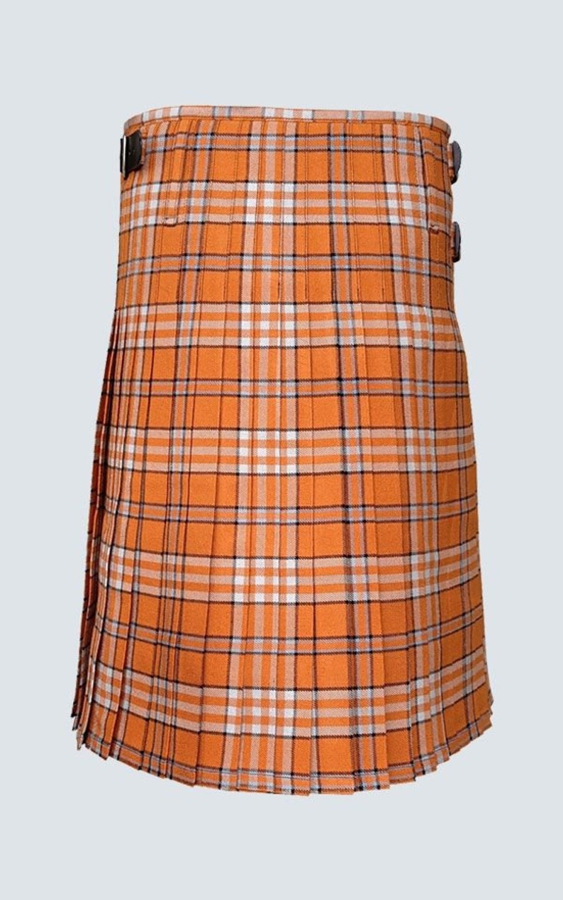 Clan Tennessee Volunteer Orange Tartan Kilt Men's Tartan Handmade Kilt ...