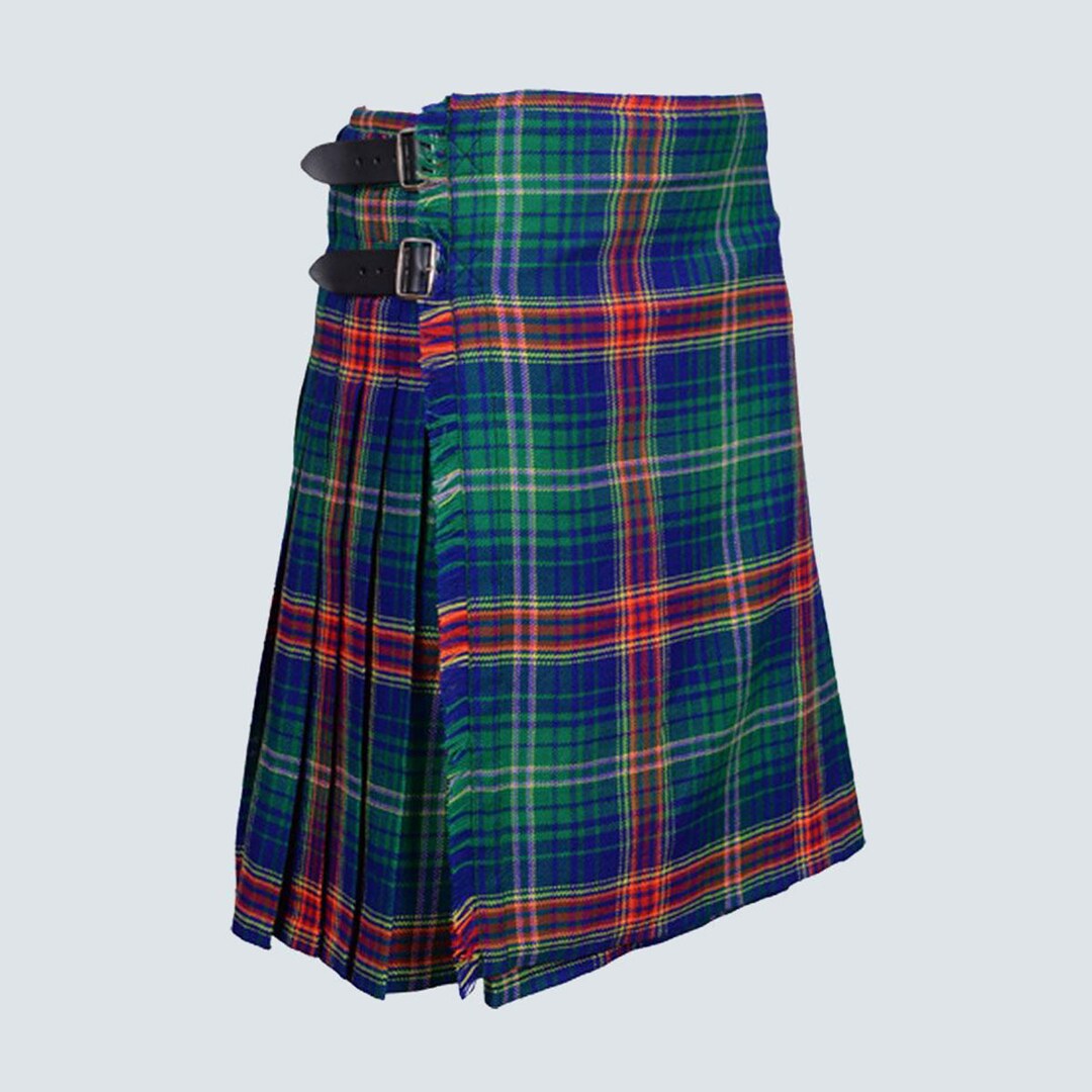 Men's Scottish Hart of Scotland Tartan Kilt Handmade Traditional 8 Yard ...