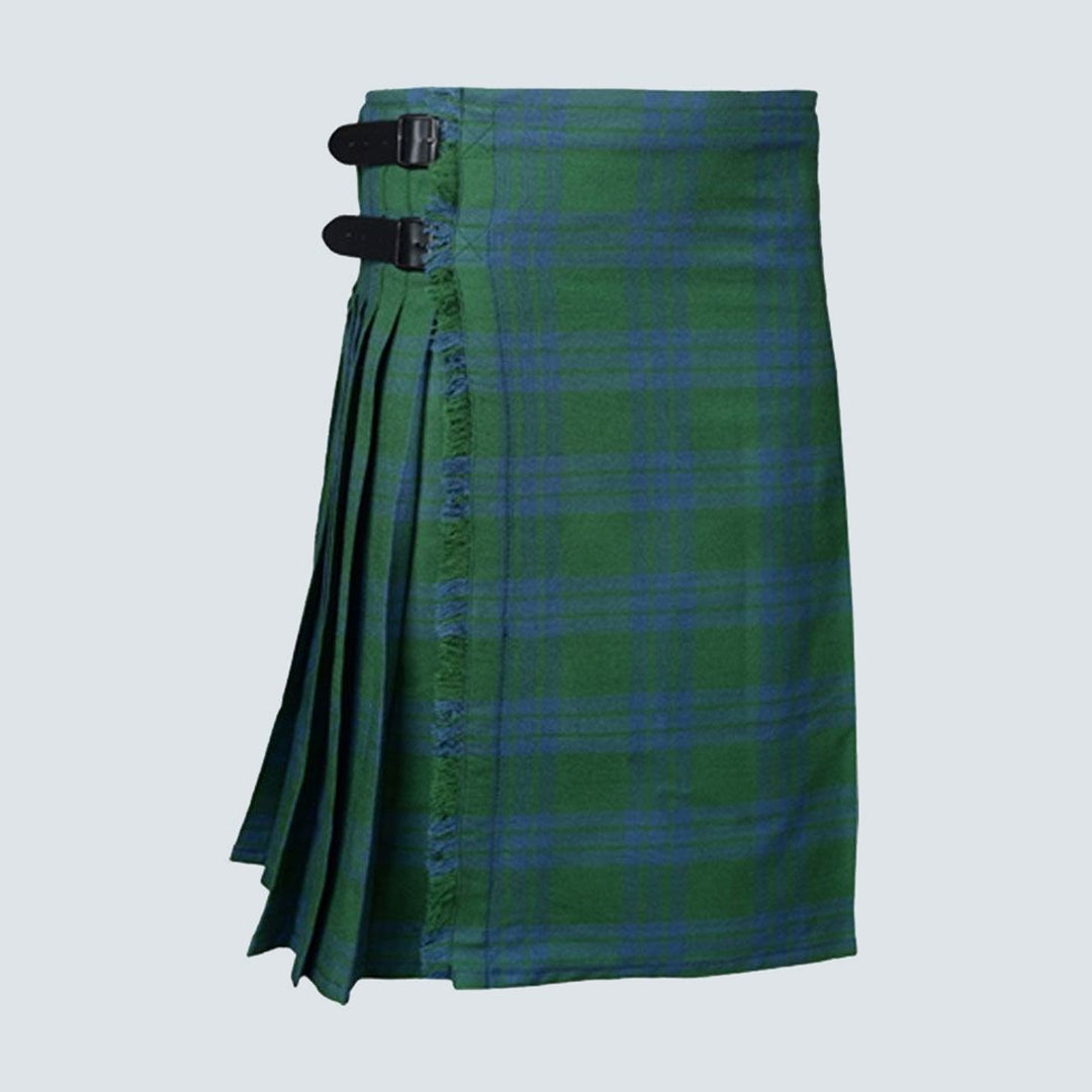Clan Blue Montgomery Ancient Tartan Kilt Scottish Highland Men's Tartan ...