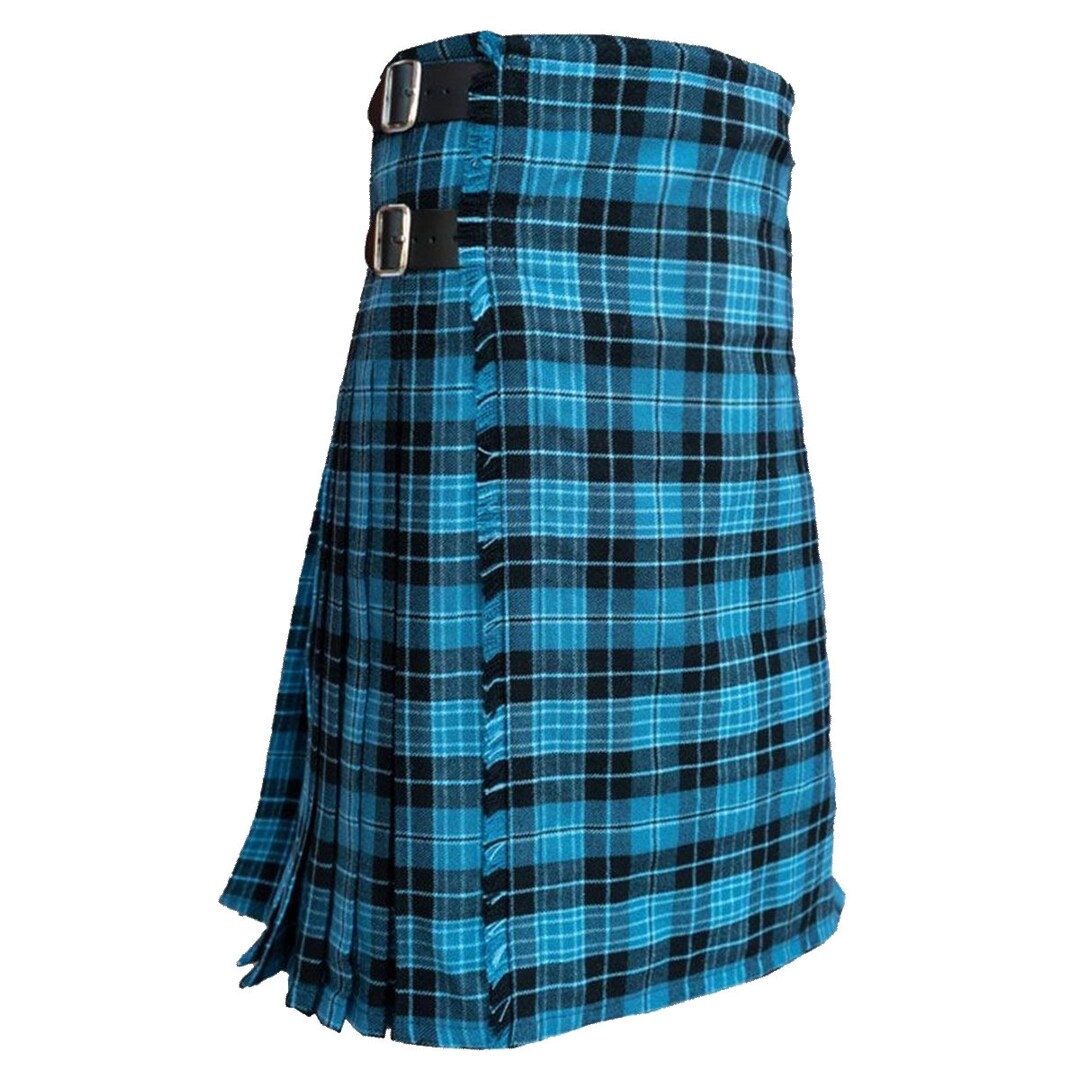 Men's Scottish Clergy Ancient Tartan Kilt Handmade Traditional 8 Yard ...