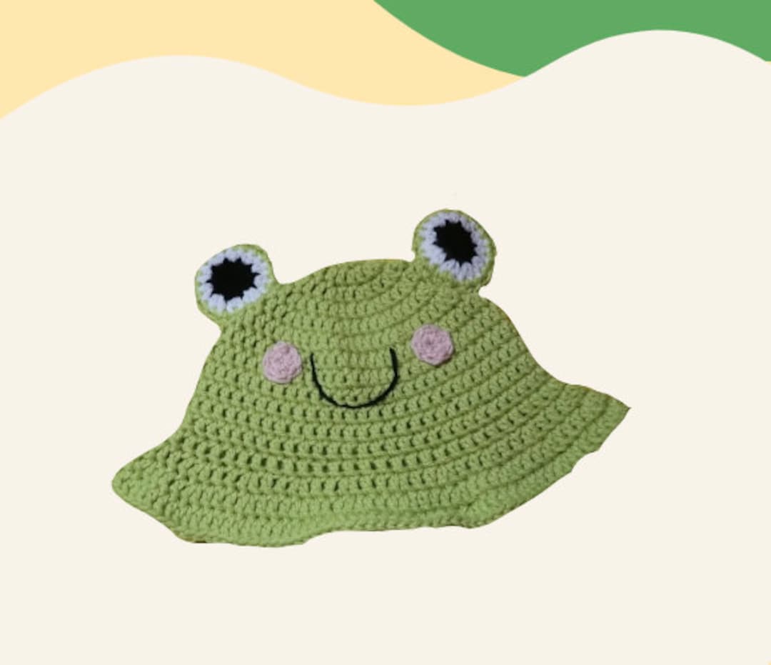 Crochet Frog Bucket Hat Pattern - Written Instructions! - Etsy