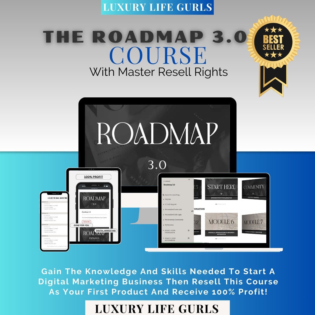 The Digital Marketing Success Course Roadmap 3.0 - Etsy