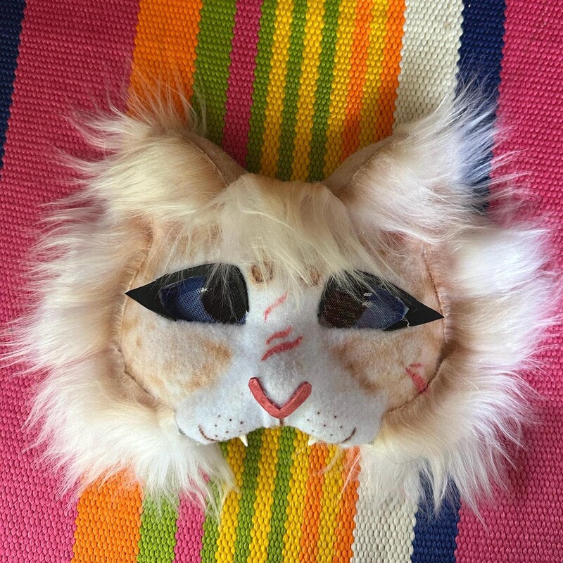 Calico Cat Therian Mask - Etsy