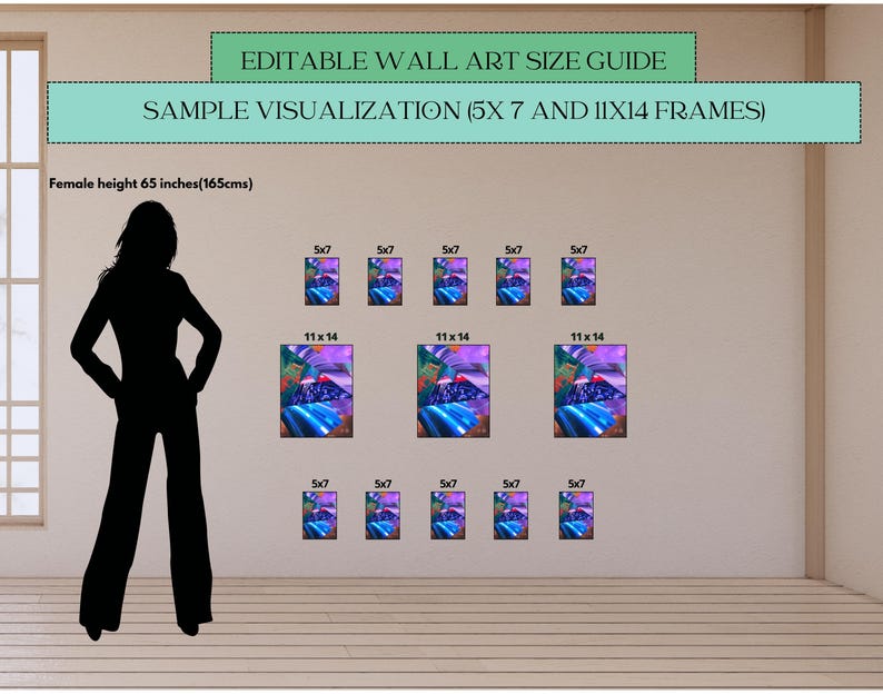 Wall Art Size Guide, Wall Display Guide, Frame Aspect Ratio, Print Size ...
