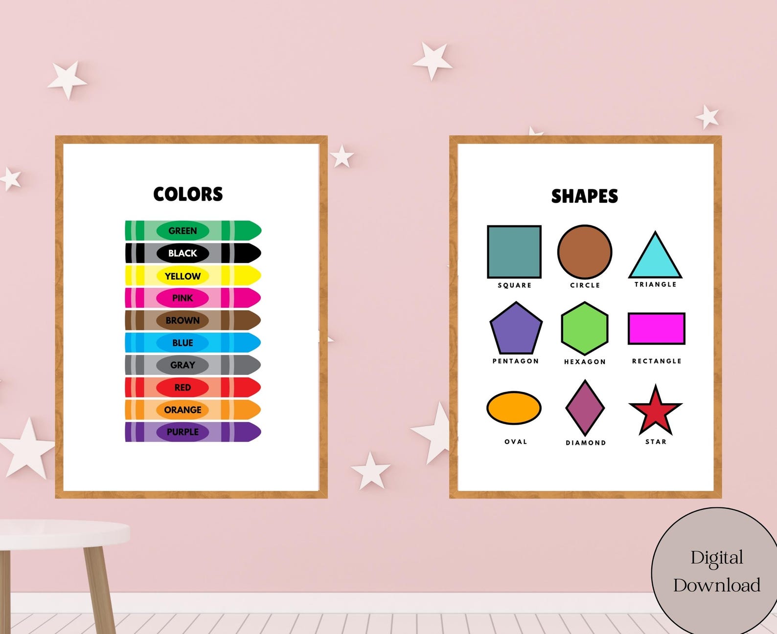 Educational Posters, Toddler Playroom, Kids Nursery, Educational Wall ...