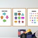 Educational Posters, Toddler Playroom, Kids Nursery, Educational Wall ...