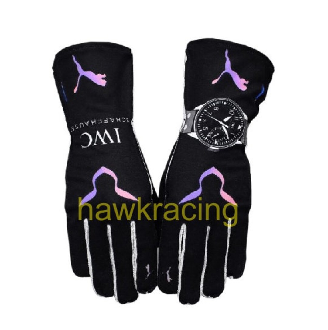 Lewis Ham F1 Karting Gloves 2024 Miami Grand Prix Sim Racing Gloves ...