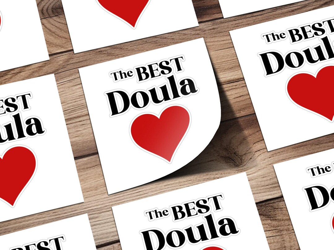 The Best Doula Sticker Heart Design, Perfect for Doula Appreciation ...
