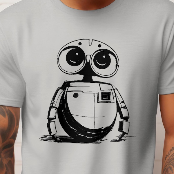 Robot T Shirt - Etsy