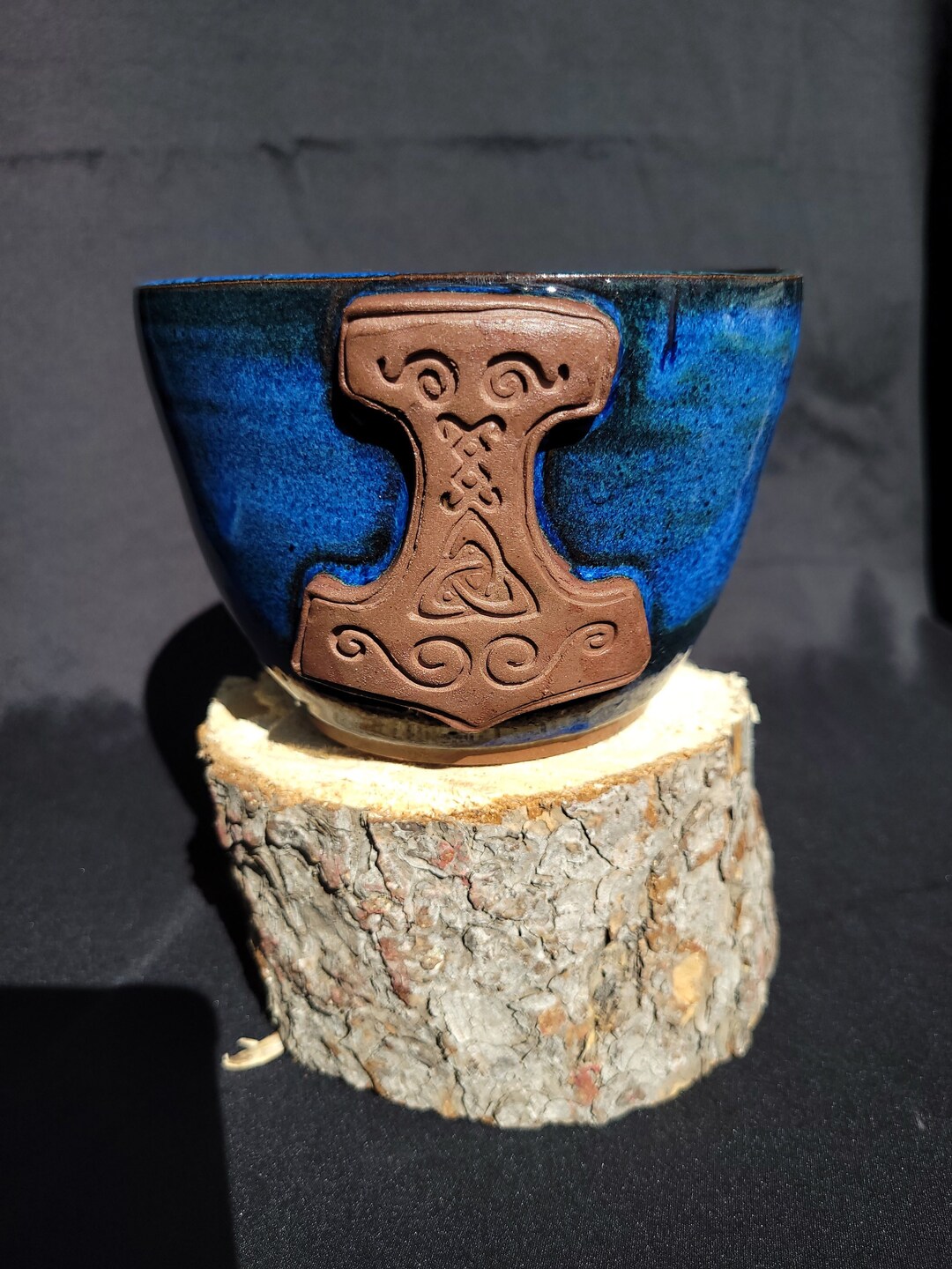 Wibble Wobbly Mjolnir Blue Bowls - Etsy