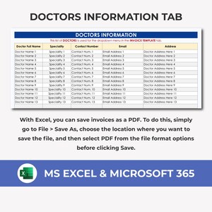 Healthcare Invoice Generator, Medical Billing Form, Doctor Payment ...